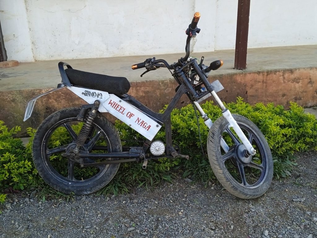 Noklak youths invent electric bike; launched today - Nagaland TribuneNagaland Tribune