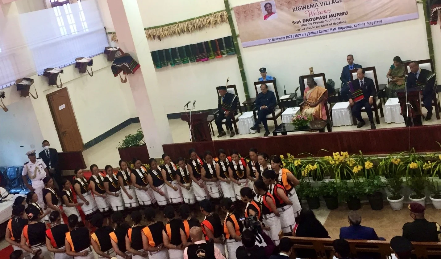 President visits Kigwema, one of the oldest Angami village and home to ...