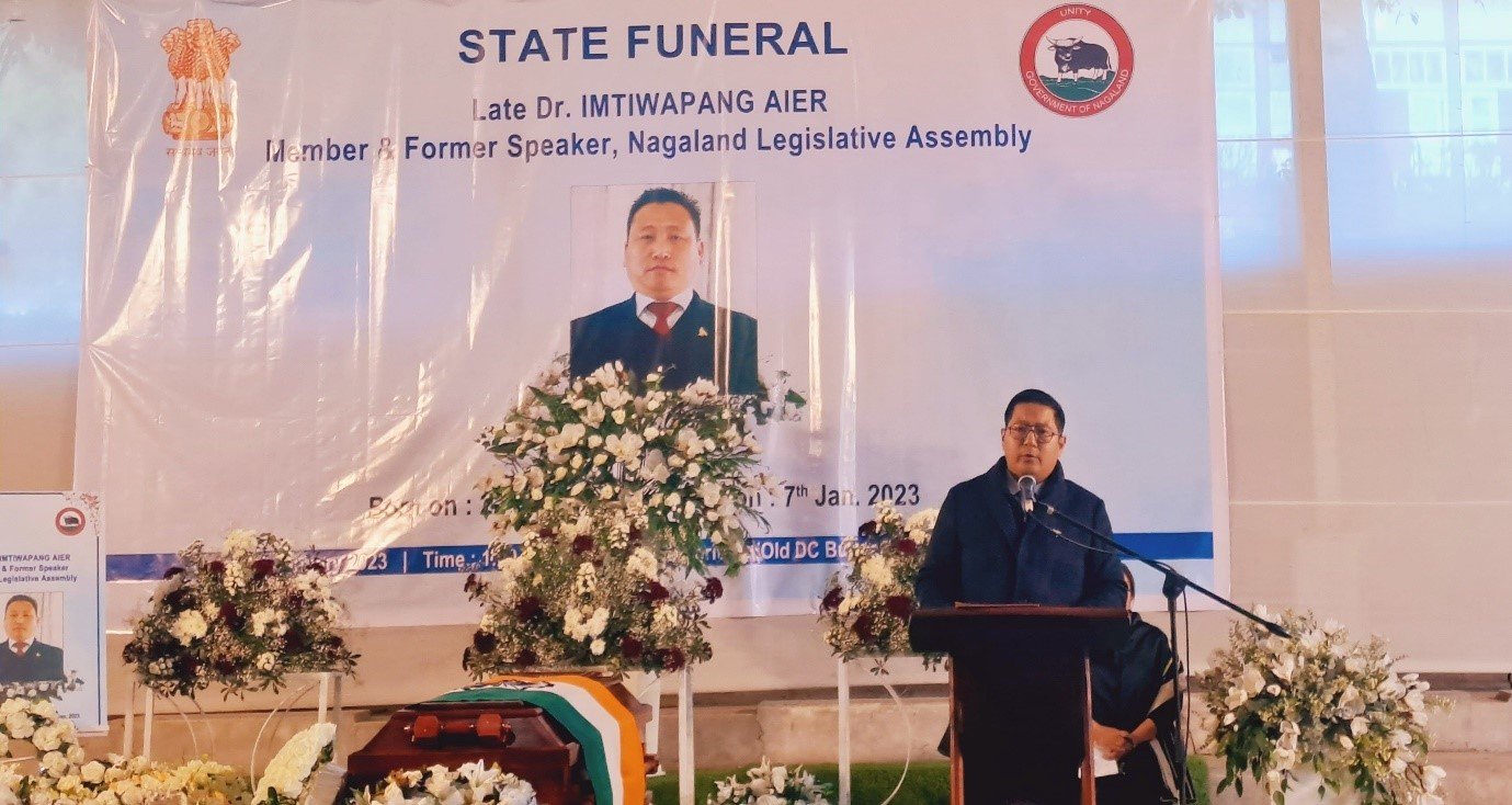 State funeral held for late Dr Imtiwapang Aier, MLA and former NLA ...