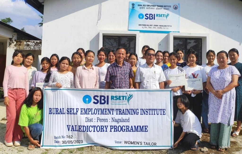 23 girls complete SBI-RSETI tailoring training in Peren - Nagaland ...