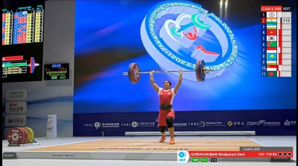 Manipuri weightlifter Bindyarani Devi wins silver for India at Asian ...