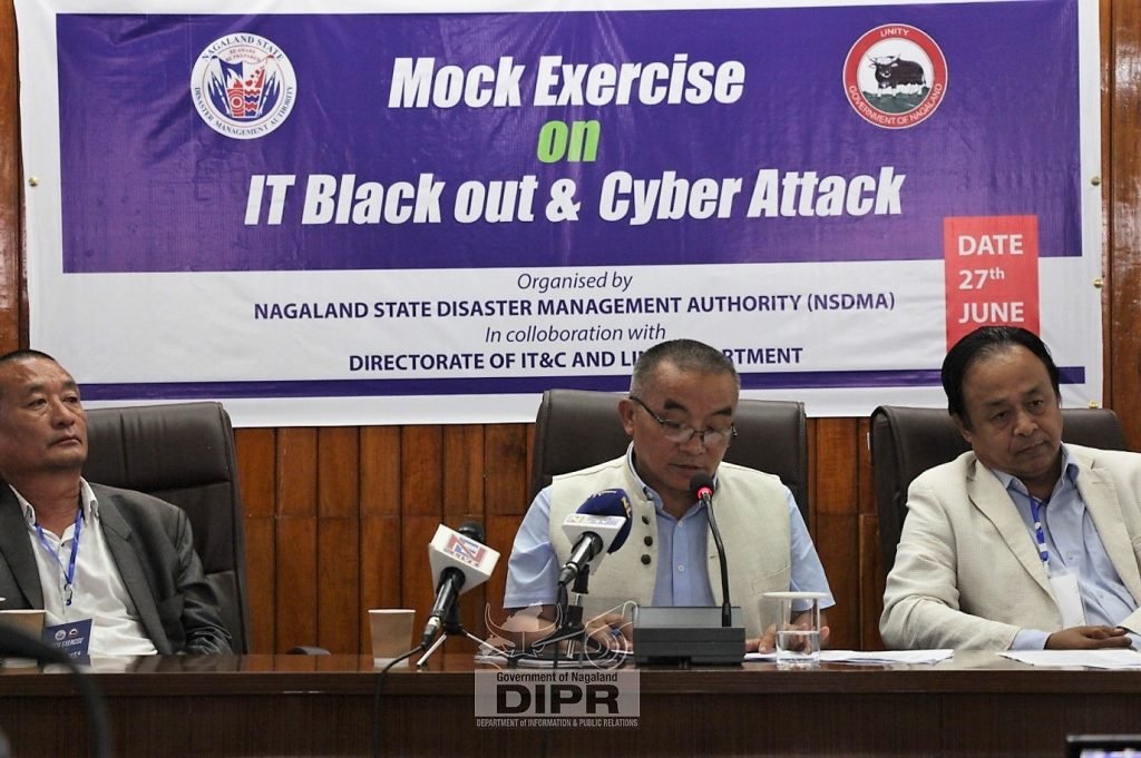 NSDMA conducts mock drill on IT black out and cyber-attack - Nagaland ...