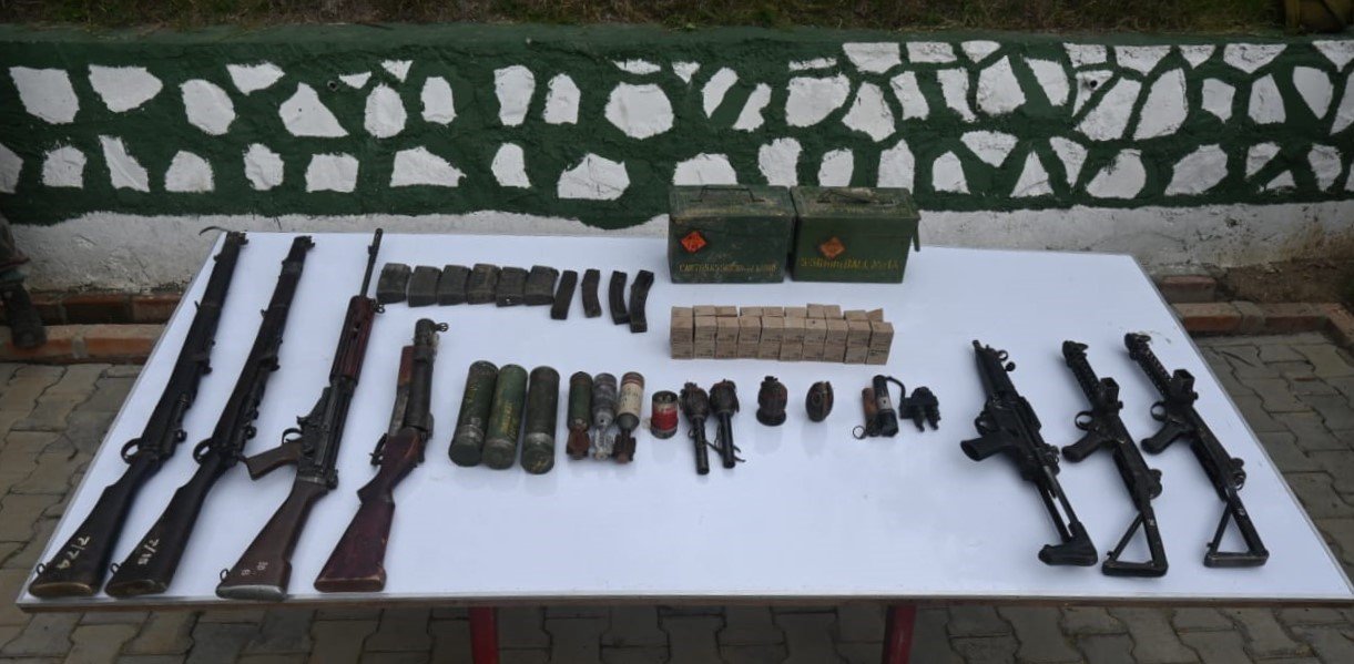 Security forces recover automatic weapons during combing operations in ...