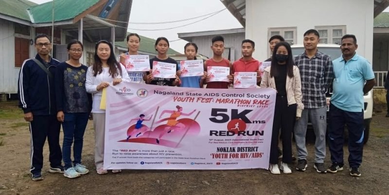 50 youths participate in ‘Youth Fest: Marathon Race’ in Noklak held to spread HIV/AIDS awareness ...