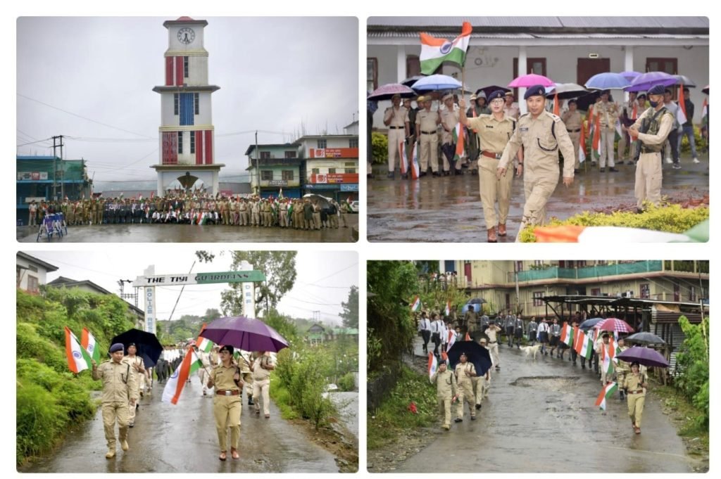 77th Independence Day: Tiranga Rally held at Wokha District - Nagaland ...