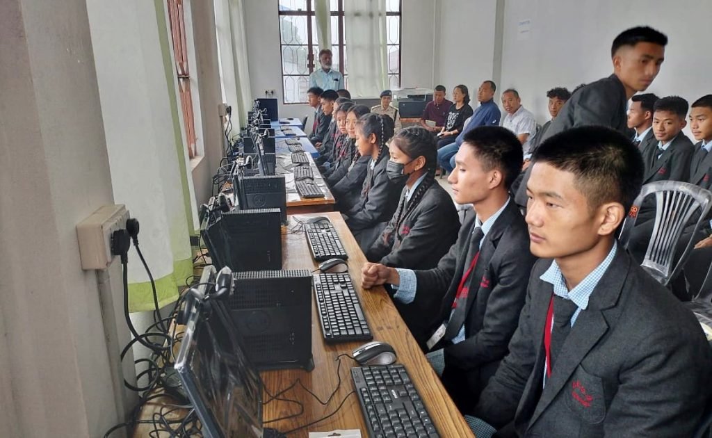 Fighting Drugs with Education: Bautang GHSS Longleng gets new computer ...