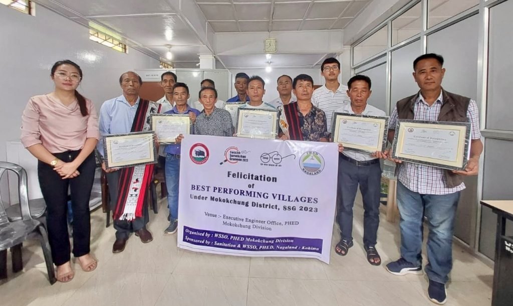 PHED Mokokchung recognises 10 best performing villages for Swachh Survekshan Grameen 2023 ...