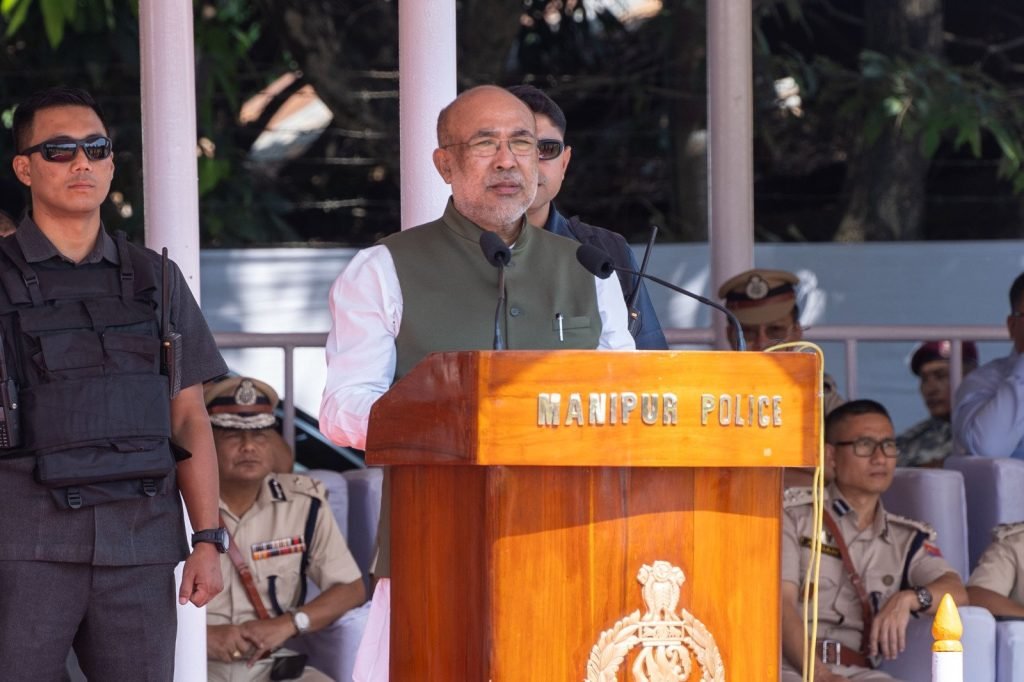 Biren Singh acknowledges ‘challenges and sacrifices’ of Manipur Police ...