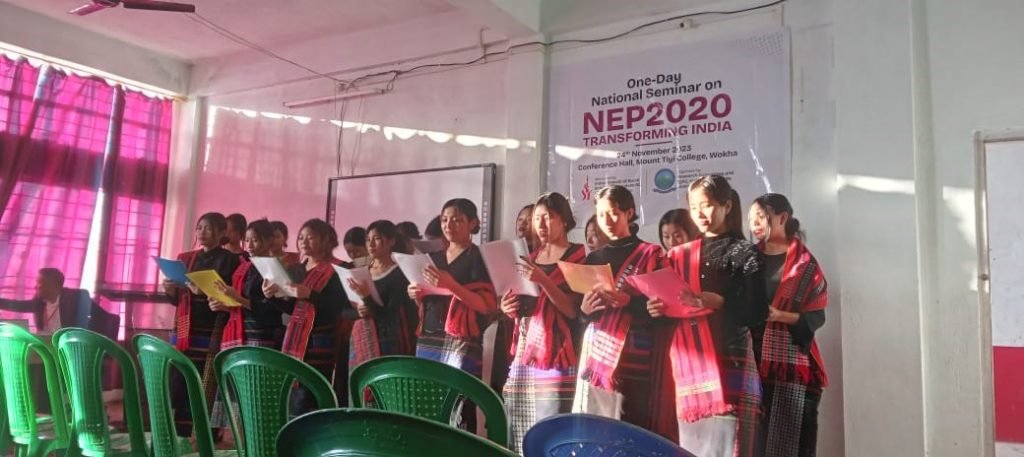 NEP 2020 - Transforming India: One-day seminar held at Wokha’s Mount ...