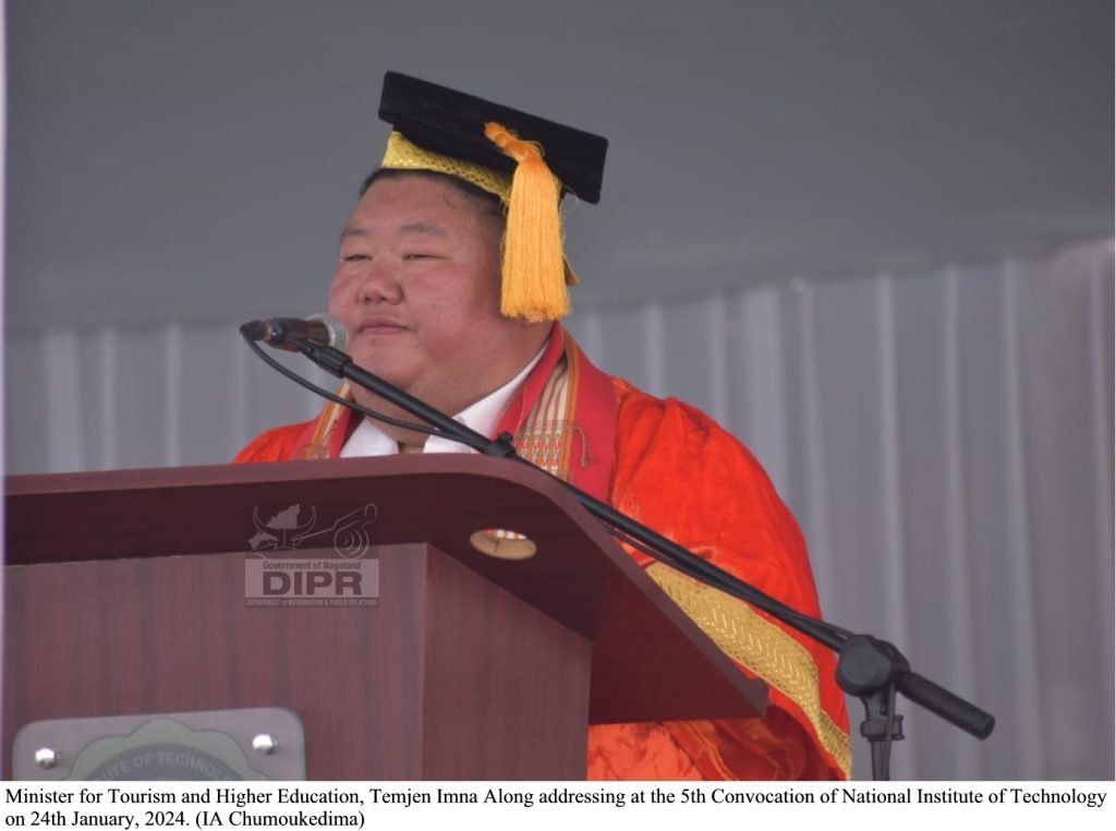 Temjen Imna Along graces 5th Convocation of the National Institute of ...