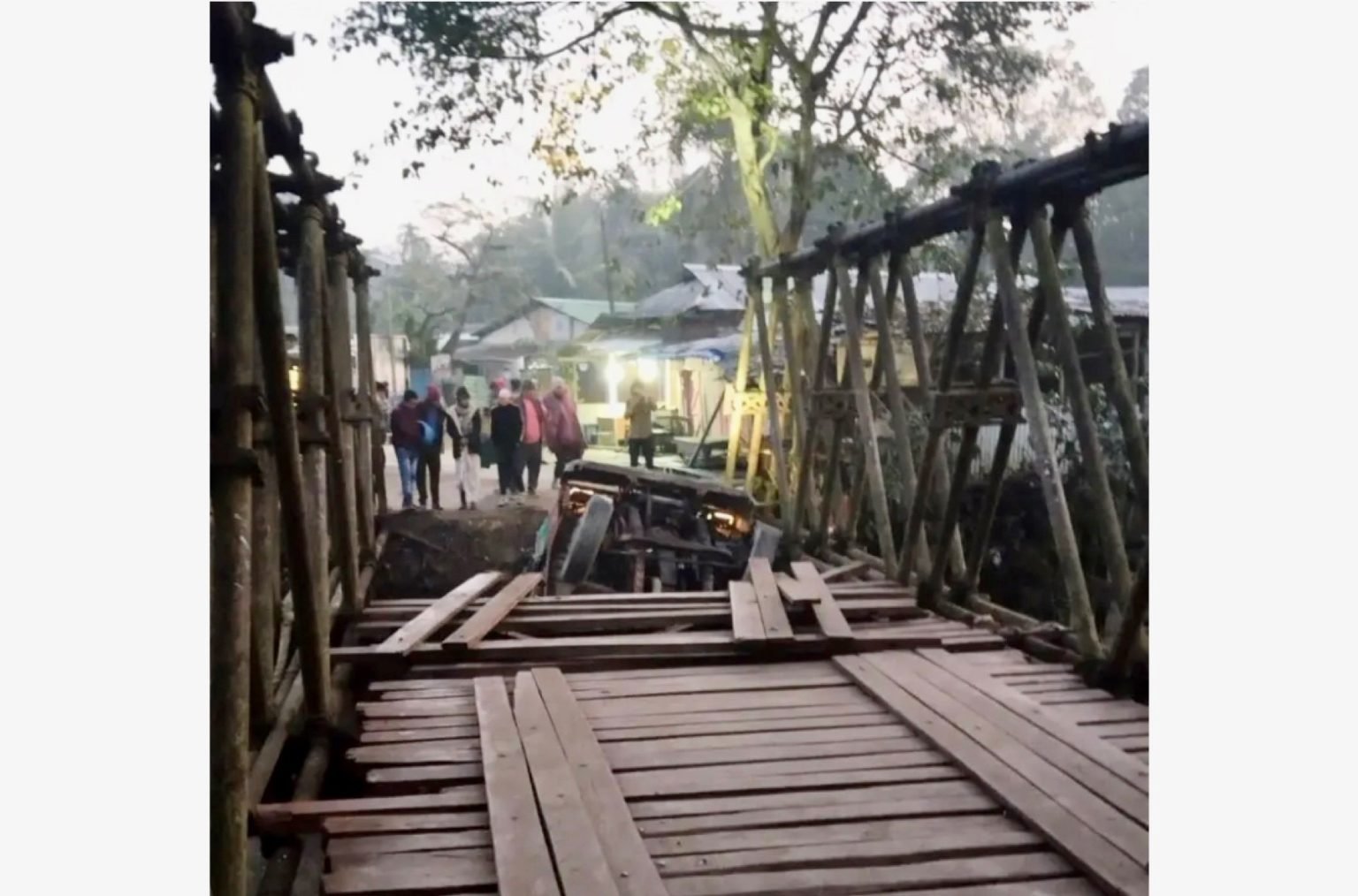 Bridge over Pongma River in Mon district ‘unserviceable and hazardous ...