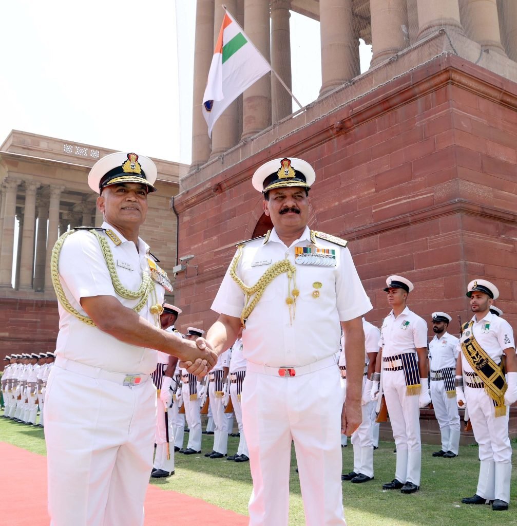 Admiral Dinesh K Tripathi assumes command of Indian Navy as 26th Chief ...