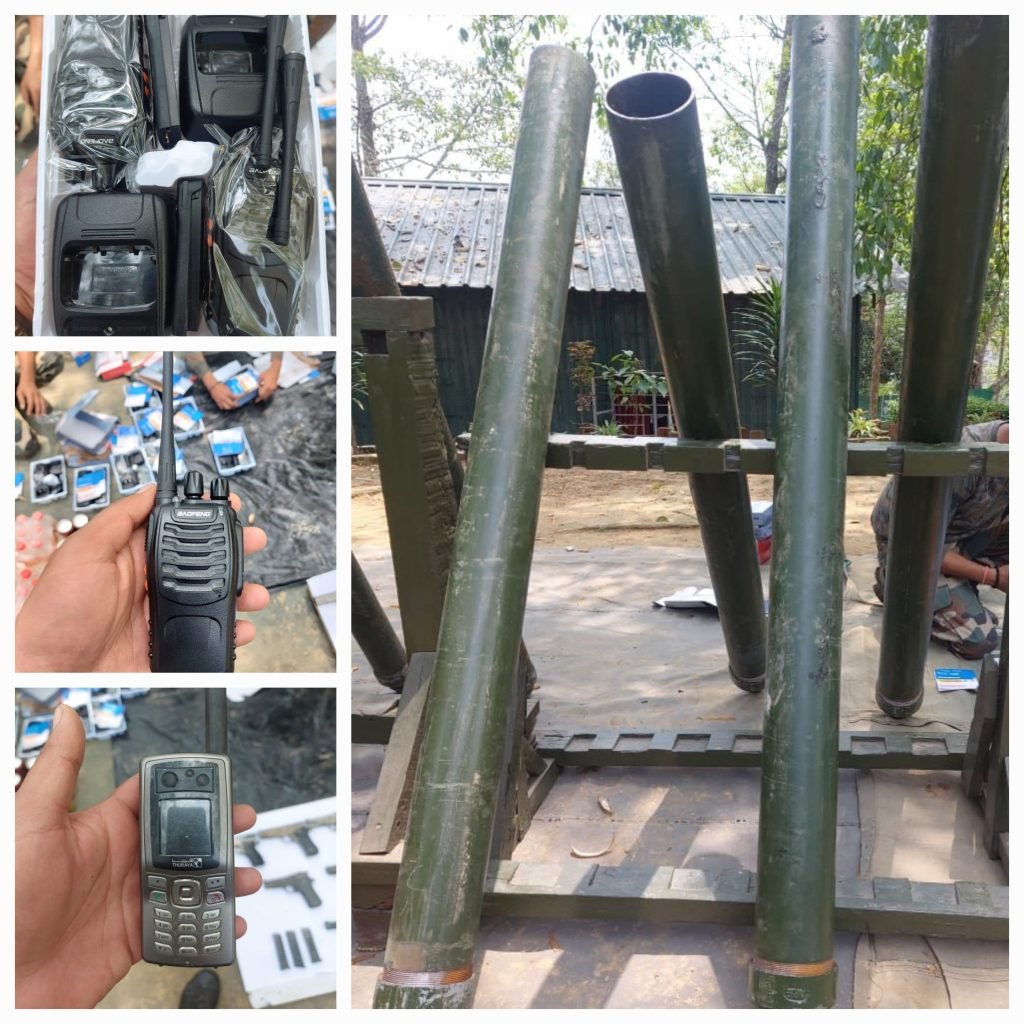 Assam Rifles recover huge haul of weapons in Mon district, close Indo ...