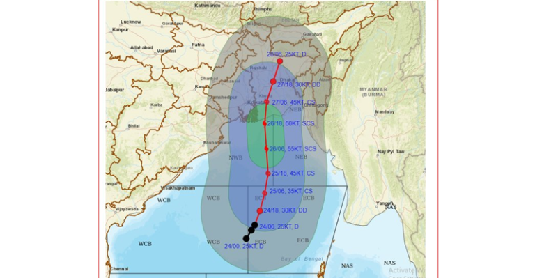 Cyclone Remal likely to hit Bangladesh, WB coasts on 26th May midnight ...
