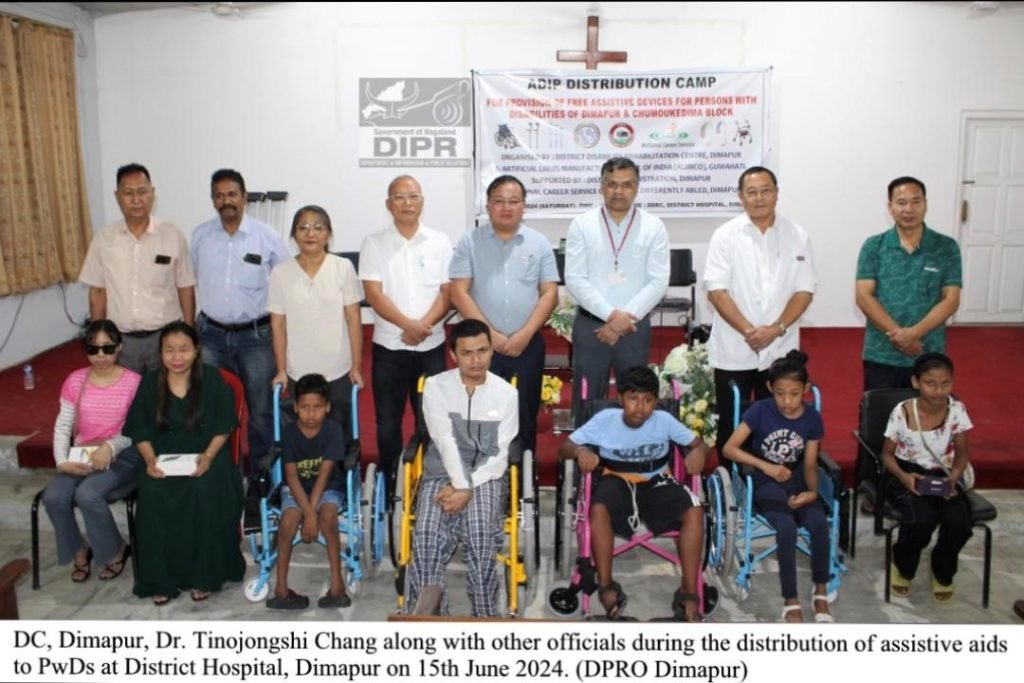 ADIP distribution camp for Dimapur and Chümoukedima held - Nagaland ...
