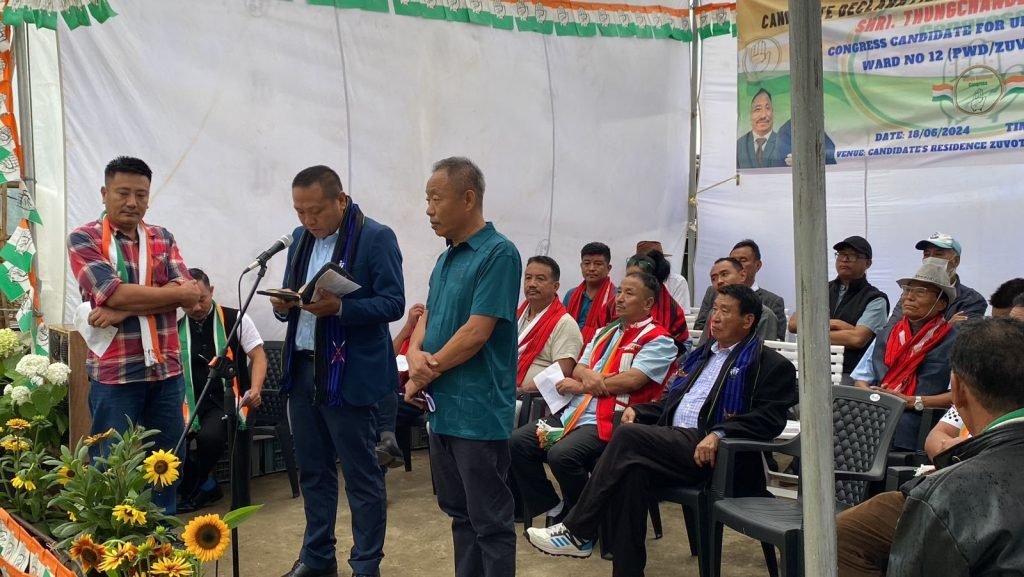 Candidate Declaration of INC candidate, Thungchanbemo, for Wokha Ward ...