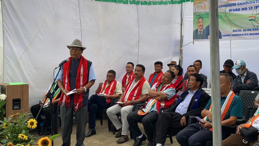 Candidate Declaration of INC candidate, Thungchanbemo, for Wokha Ward ...