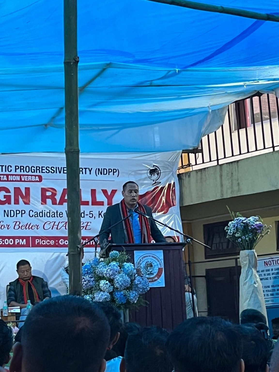 NDPP candidate Kekhriezelie Khezhie for Ward 5 campaign rally held ...