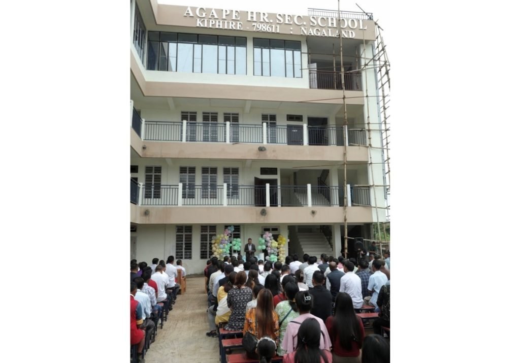 Agape Hr Sec School Kiphire inaugurates new building - Nagaland ...