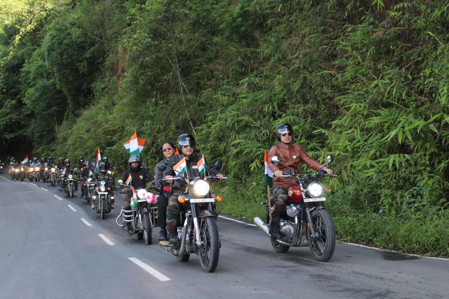 Assam Rifles organizes Motorcycle Rally in Kohima to commemorate 25 ...