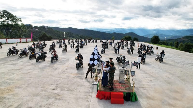 Assam Rifles organizes Motorcycle Rally in Kohima to commemorate 25 ...