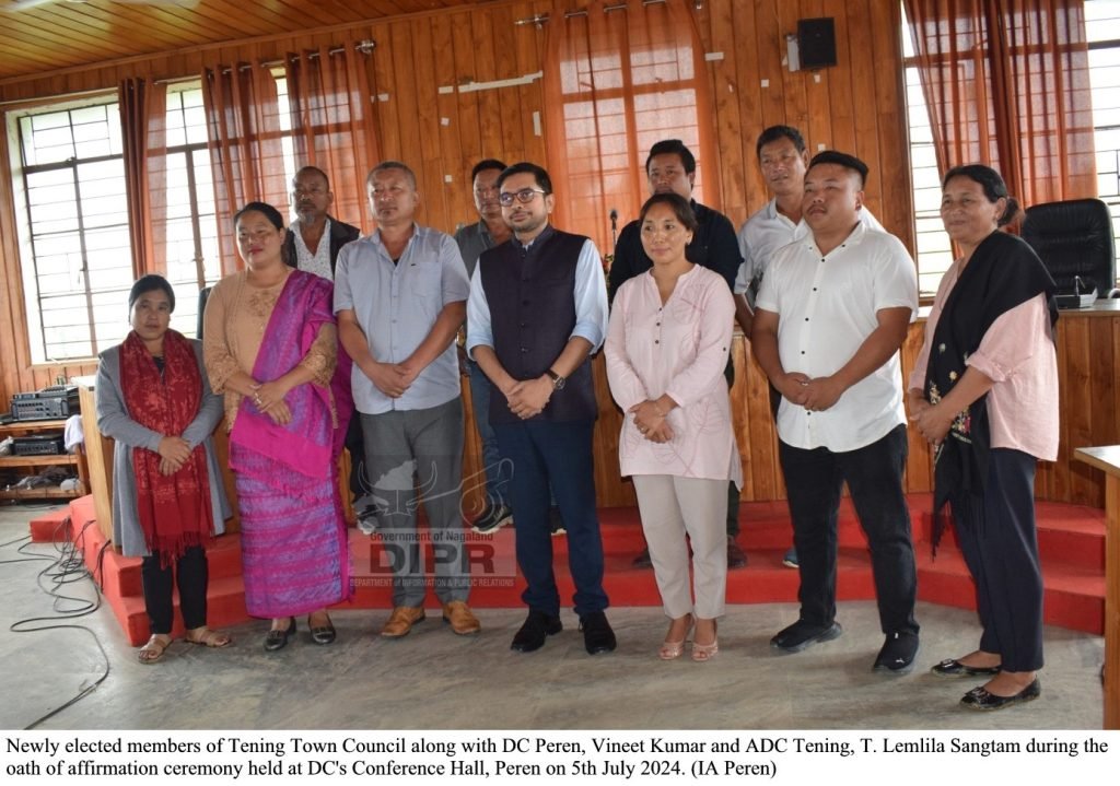 Chairpersons of Peren, Jalukie and Tening town councils elected ...