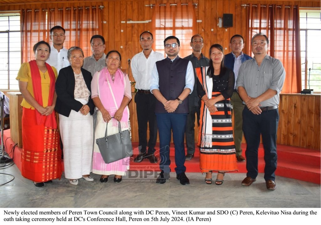 Chairpersons of Peren, Jalukie and Tening town councils elected ...