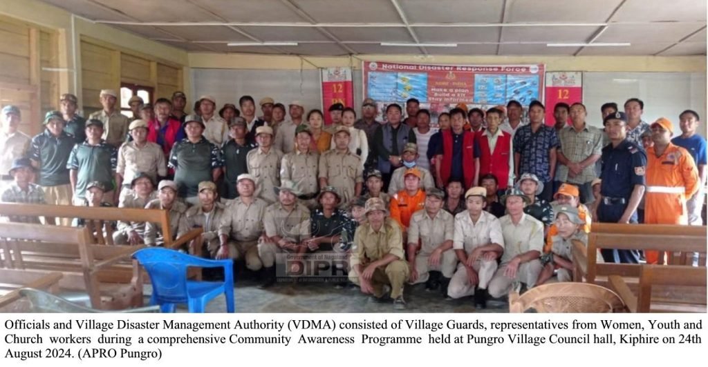 DDMA Kiphire, 12th NDRF conduct Community Awareness Program on disaster ...