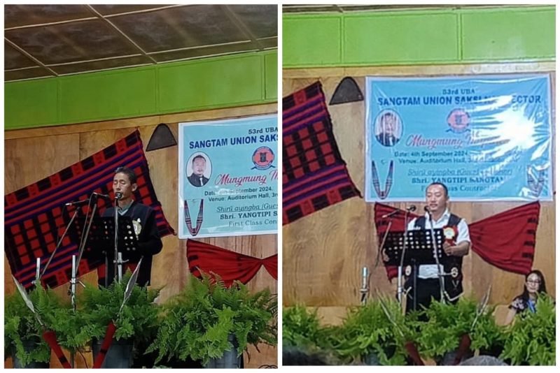 53rd Sangtam Union Saksi NAP Sector celebrates Mungmung festival ...