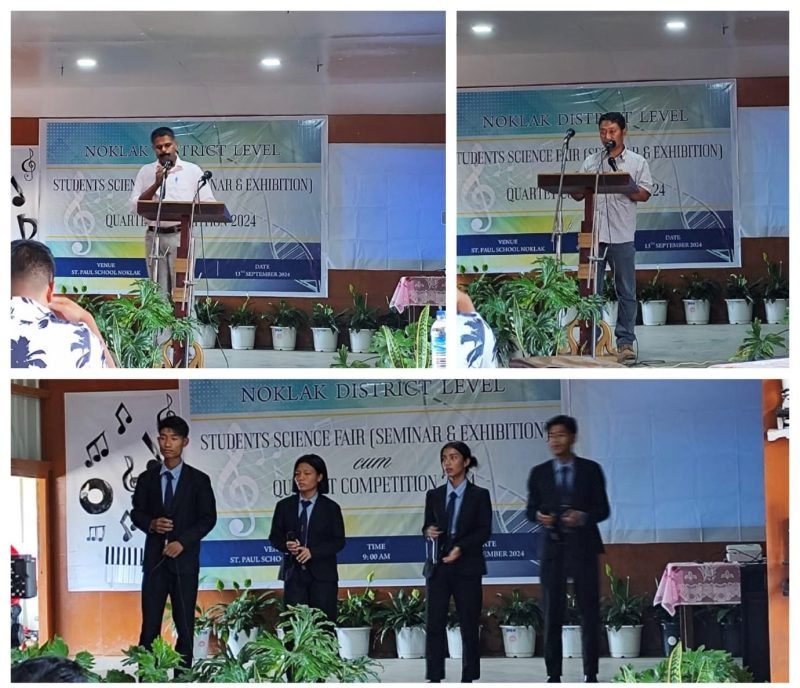 Students Science Fair Cum Quartet Competition held at Noklak District ...