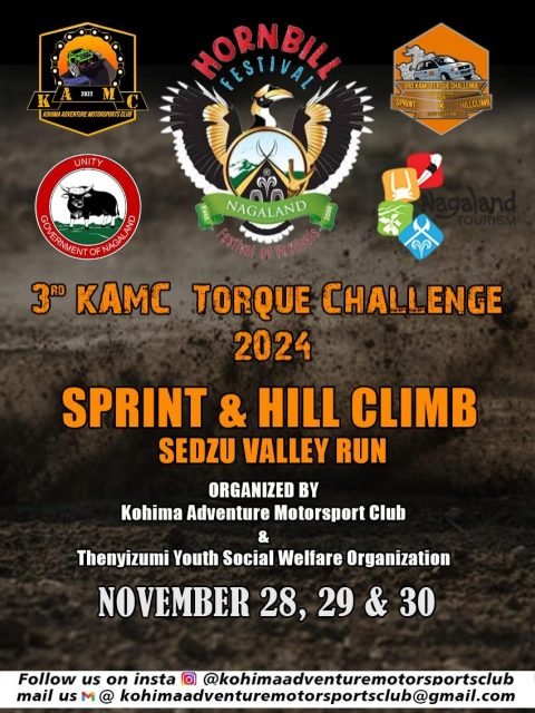 3rd KAMC torque challenge from November 28-30 - Nagaland ...