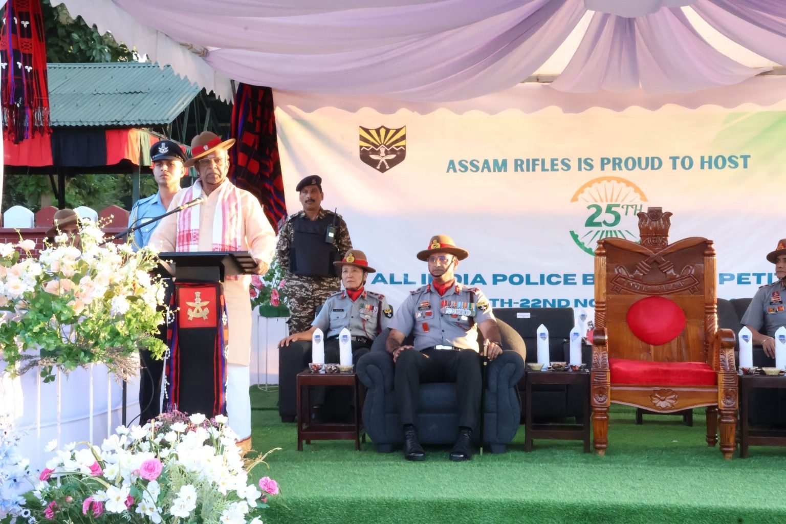 Governor La Ganesan inaugurates 25th All India Police Band Competition ...