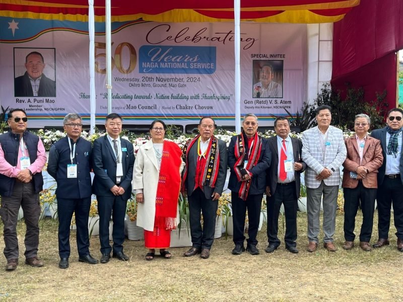 Rev.A.Puni Mao celebrates 50 years of Naga National service - Nagaland ...