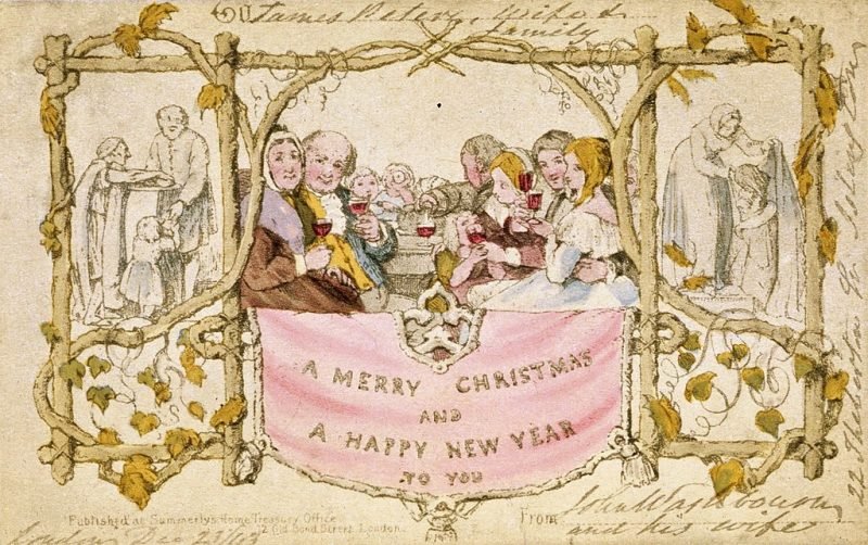 How nostalgia led to the invention of the first Christmas card ...