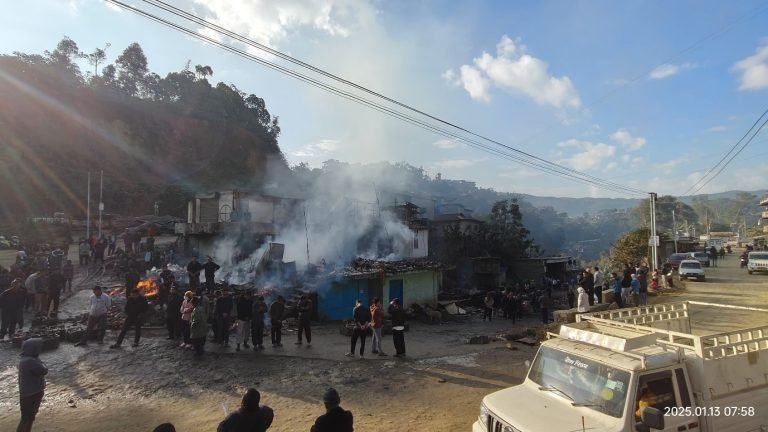 19 houses gutted in massive fire in Mon Town - Nagaland TribuneNagaland ...