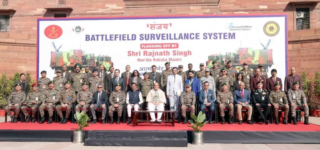 Defence Minister flags-off ‘SANJAY - The Battlefield Surveillance ...