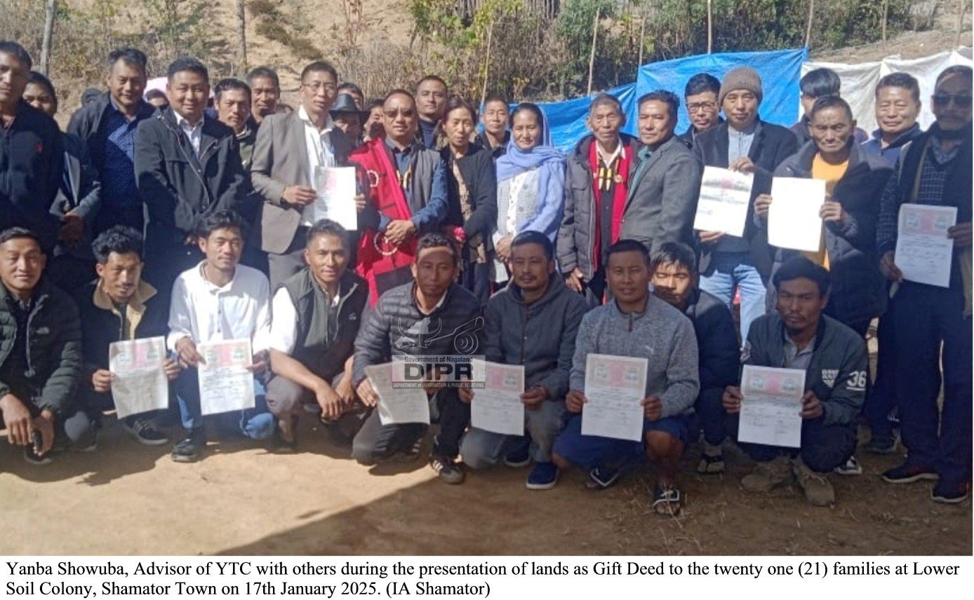 Family of ex-Hd.GB gifts land to 21 needy and displaced families in ...