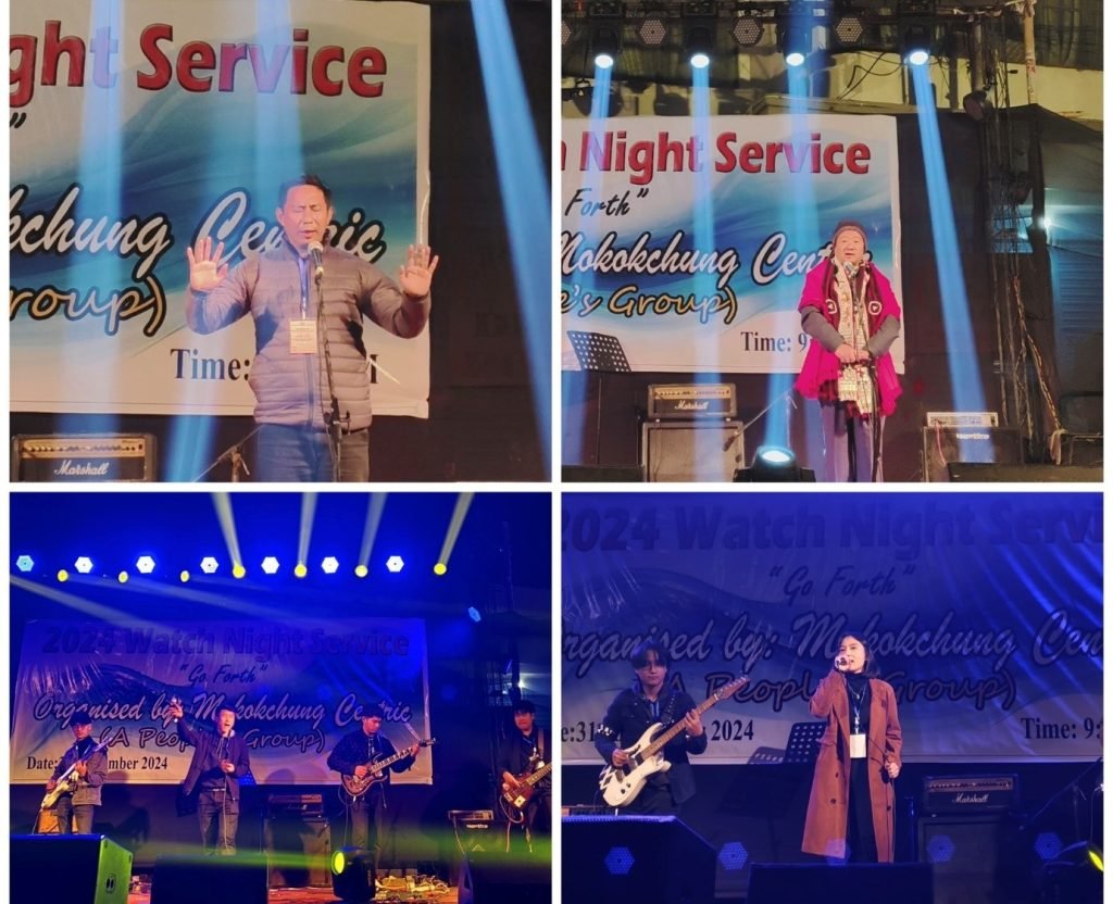Mokokchung welcomes 2025 with Watch Night Service at Town Square - Nagaland TribuneNagaland Tribune