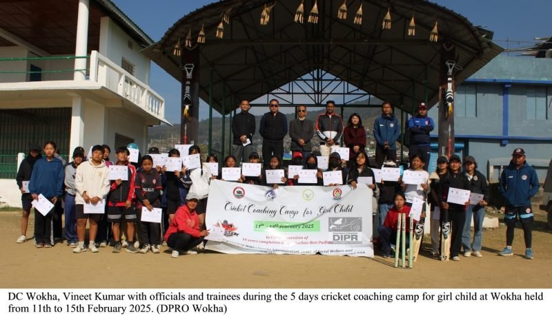 10 years of BBBP: Cricket Coaching Camp for girls held at Wokha ...