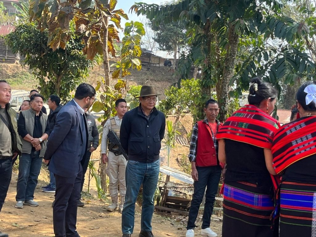 Advisor Mhathung Yanthan inaugurates key projects in Old Aree and New ...