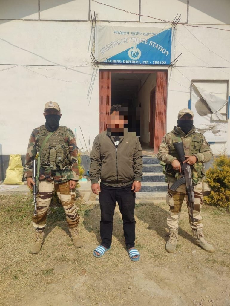 Joint operation by Assam Rifles and Manipur Police apprehend eight ...