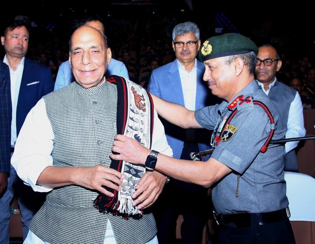 Rajnath Singh commends Maj Bob Khathing for invaluable contributions to ...