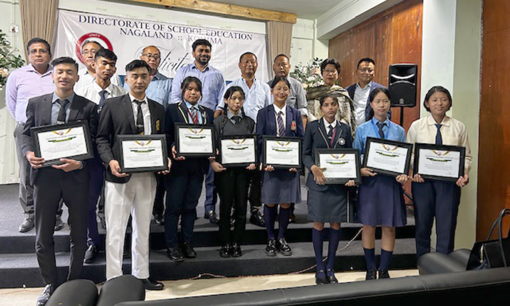Govt school students honoured for academic excellence in Nagaland ...