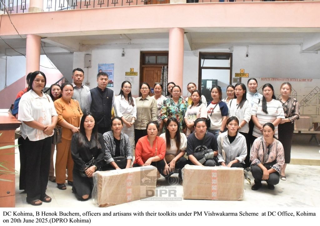 Kohima artisans receive toolkits under PM Vishwakarma scheme - Nagaland ...