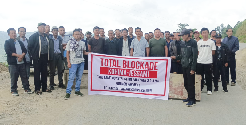 Landowners' blockade of NH-29 over compensation issue continues ...
