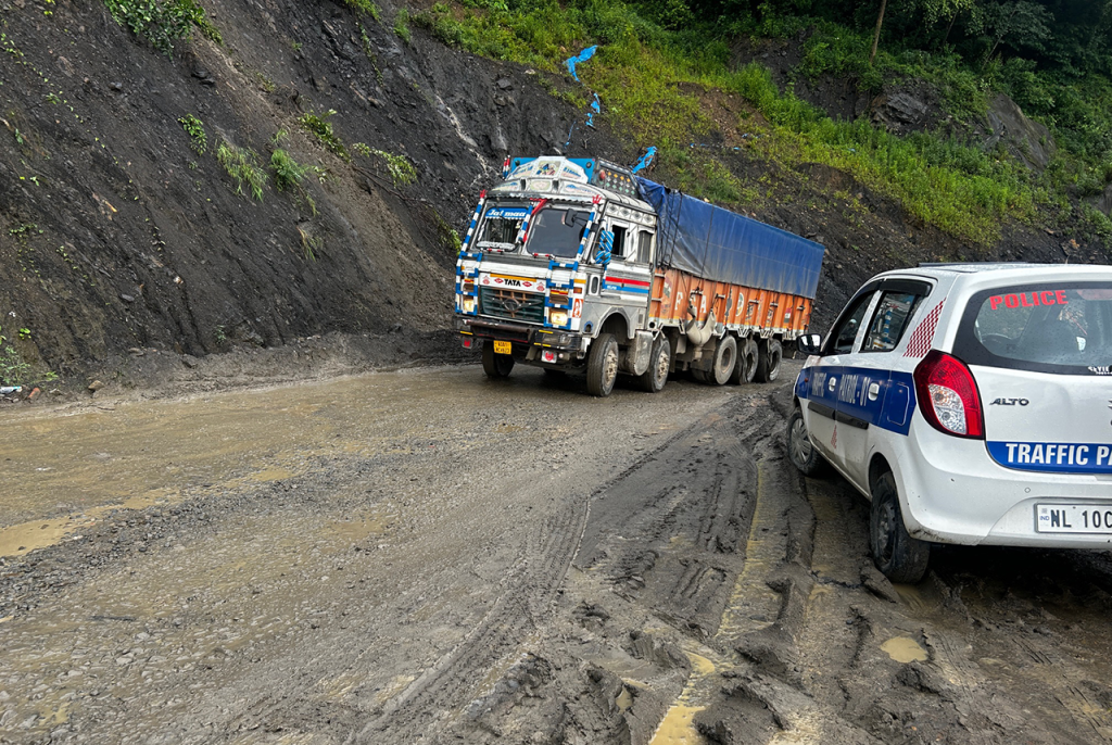 Landslide near Old KMC dumping site cleared; Highway reopened with ...