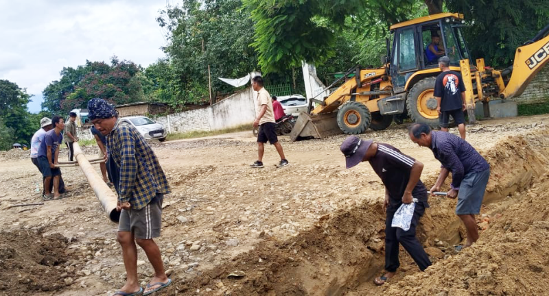 Water supply disruption in Niuland due to foothill road expansion ...