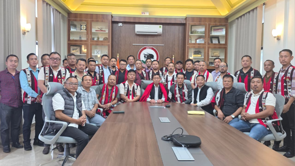 Ao Lanur Telogjem calls on Chief Secretary - Nagaland TribuneNagaland ...
