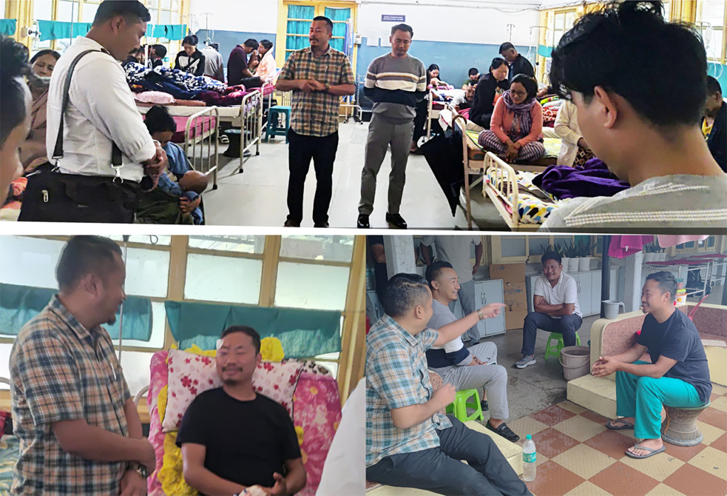 MLA Imtichoba extends support to ailing ENSF official at NHAK ...