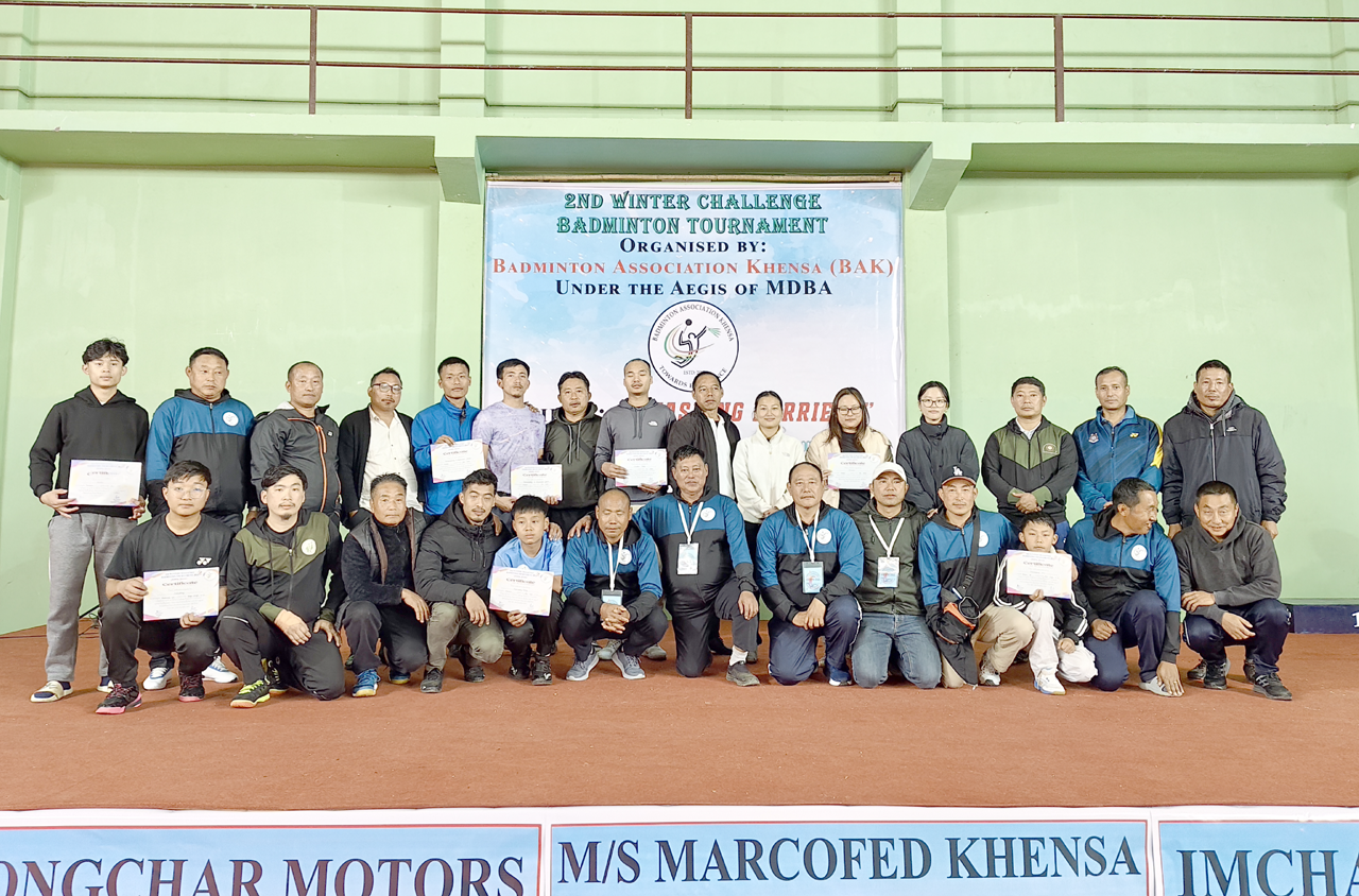 2nd Winter Challenge Badminton tournament concludes at Khensa ...